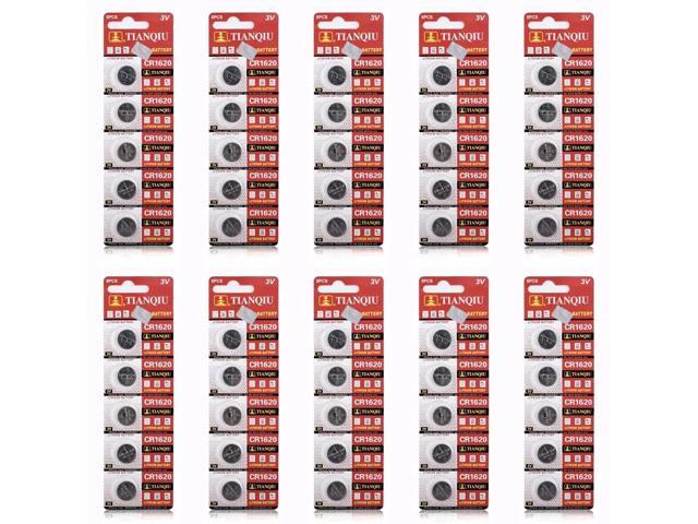 Click here for 50pcs Lithium Cell Coin Battery 3V CR1620 CR 1620... prices