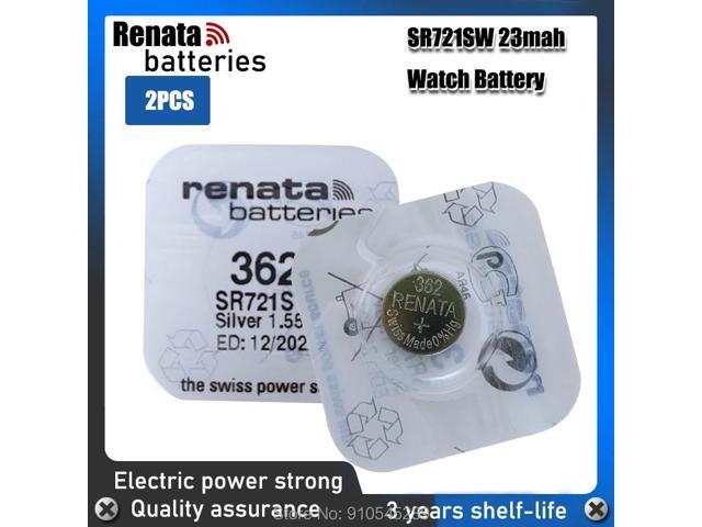 Click here for 2PCS Renata 362 Brand Watch Battery LONG LASTING S... prices