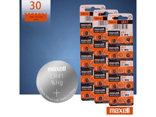 Click here for 30pcs LR41 SR41 Button Cell Batteries 192 AG3 G3A... prices