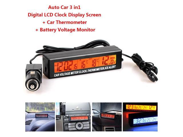 Click here for Car Digital Auto Thermometer Voltmeter Clock Volt... prices