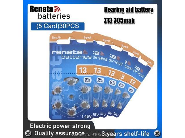 Click here for 30pcs/5pack RENATA A13 13A ZA13 13 1.45V Advanced... prices