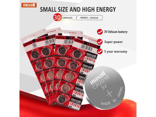 Click here for 30PCS/LOT 3V cr2016 For maxell Top Quality Lithium... prices