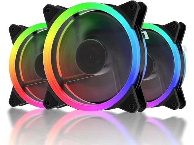 Click here for upHere 120mm RGB Case Fan Fan Quiet Edition High A... prices