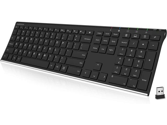 Click here for Arteck 2.4G Wireless Keyboard Stainless Steel Ultr... prices