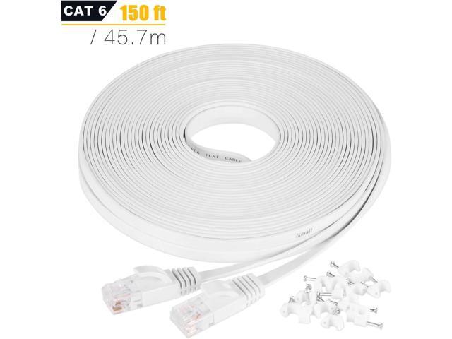 Click here for Cat6 Ethernet Cable 150 ft White with Free White C... prices