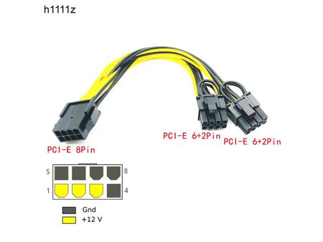 Click here for PCI-E 8-pin To 8 Dual 6+2 Pin ( 6-pin / 8-pin ) Po... prices