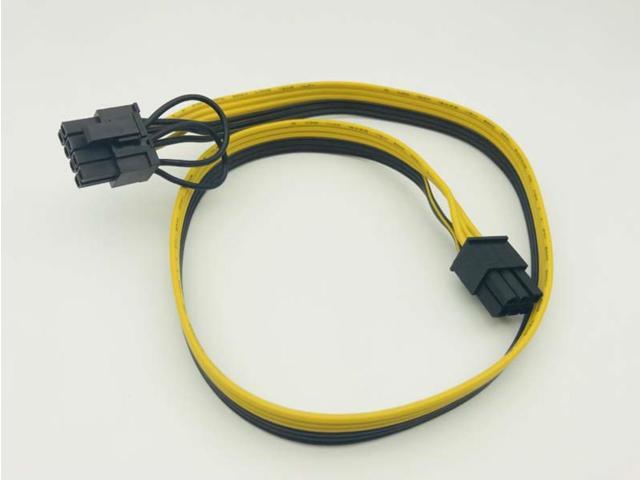 Click here for 60CM PCI-E 6pin to PCI-E 8(2+6)pin 18AWG extention... prices