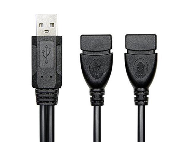 Click here for USB 2.0 A Male to Dual Data USB 2.0 A Female + Pow... prices