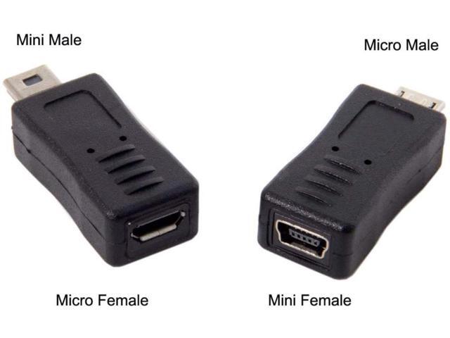 Click here for 2pcs Mini USB Male to Micro USB 5pin Female & Mini... prices