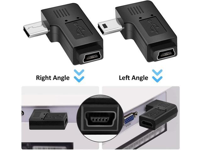 Click here for USB 2.0 Adapter Plug - Left and Right Angle Mini t... prices