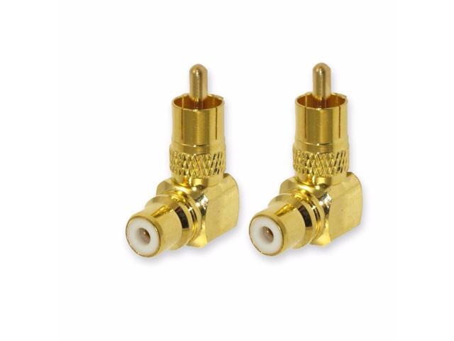 Click here for RCA Male to Female Adapters 90 Degree Right Angle... prices