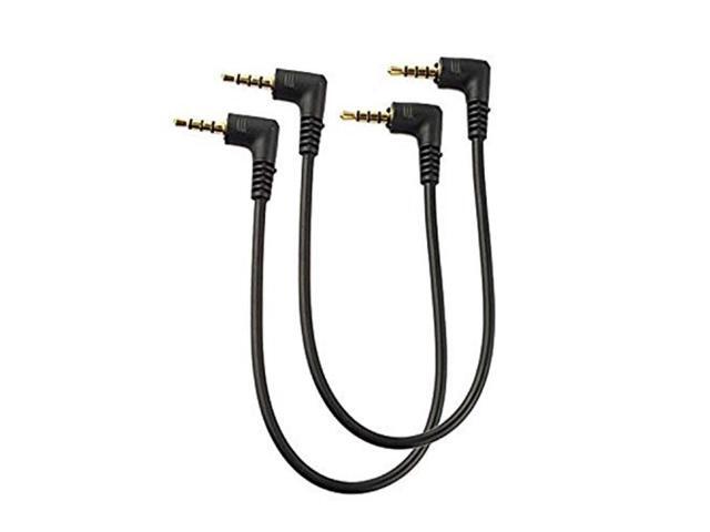 Click here for 2Pack 7.87inch 4-Pole 3.5mm Male Right Angle to 3.... prices