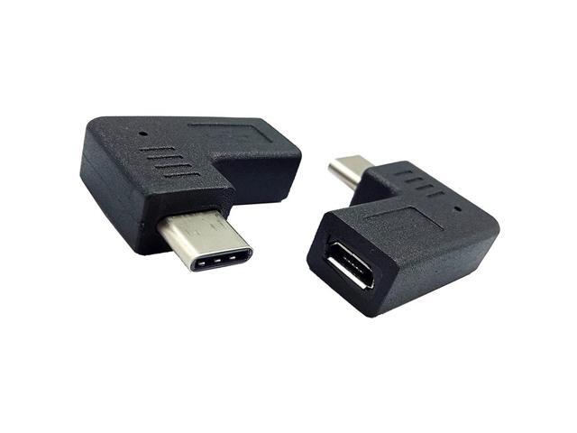 Click here for Right & Left Angle USB Type C Male to Micro USB Fe... prices