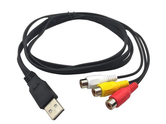 Click here for USB to 3RCA Cable 5 Feet/1.5m USB 2.0 Female to 3... prices