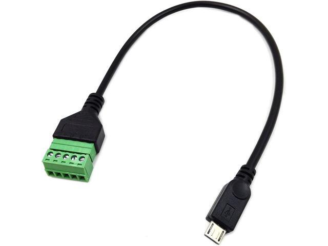 Click here for Micro USB Male to 5 Pin/Way Female Bolt Screw Shie... prices