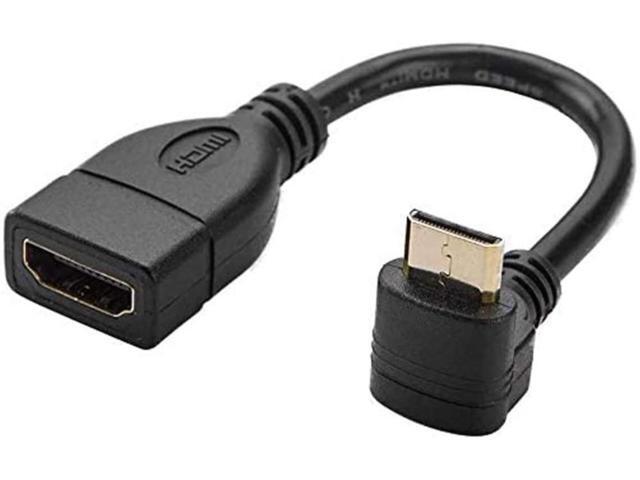 Click here for 90 Degree Upward Angle Mini- HDMI Male to HDMI-com... prices