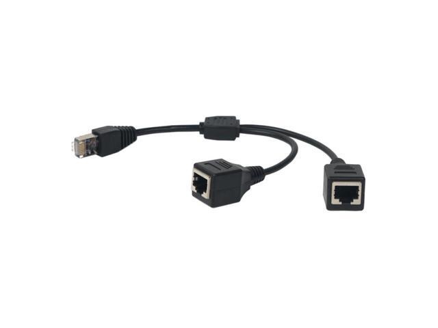 Click here for RJ45 1 Male to 2 Female Socket Port LAN Ethernet N... prices
