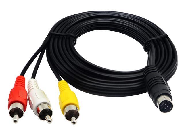 Click here for 3 RCA Plug to 7 Pin Mini DIN Plug Extension Cable... prices