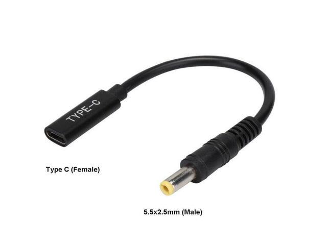 Click here for PD fast charging cable Type C USB-C female to 5.5*... prices