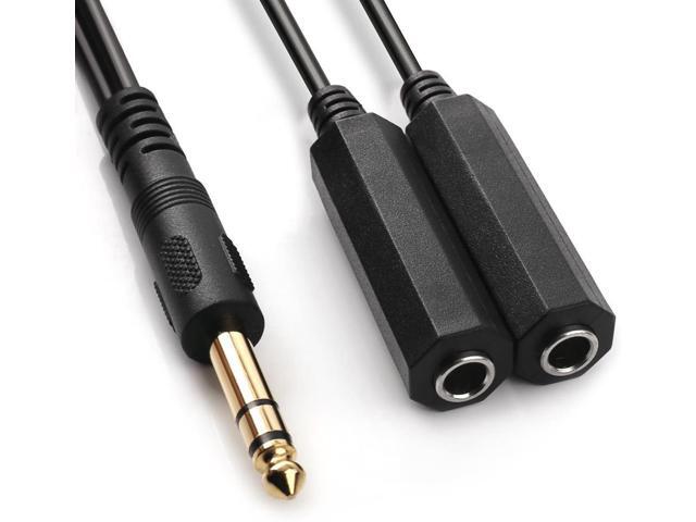 Click here for 6.35mm 1/4 Inch Male Stereo to Two 6.35mm 1/4 inch... prices