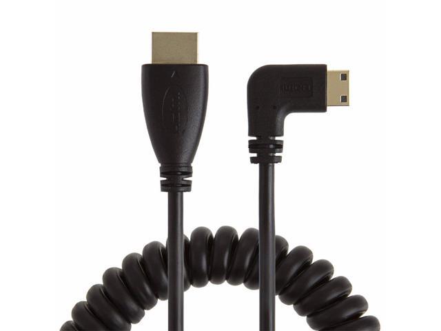Click here for 1.8M Coiled 90 Degree Right Angle Mini-HDMI-compat... prices