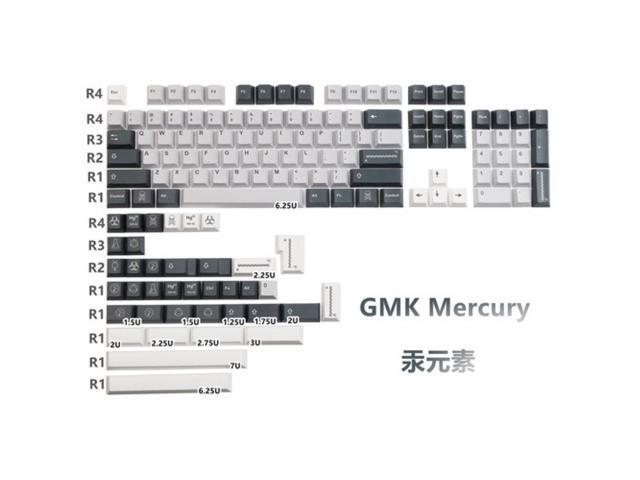 Click here for GMK Mercury Keycaps PBT Dye Sublimation Key Caps C... prices