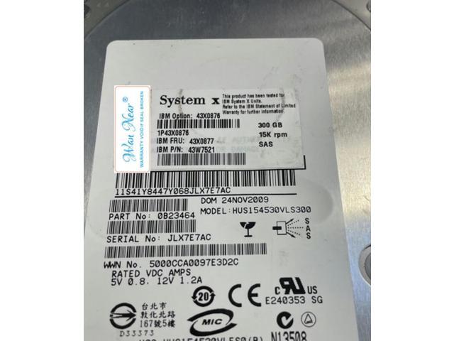 Click here for OIAGLH For 43X0877 300G 15K SAS 3.5 43X0876 43W752... prices