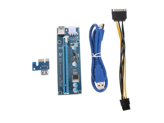 Click here for 60cm USB3.0 PCI-E PCI Express Riser Card SATA 15Pi... prices