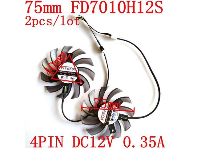 Click here for Laptop Fan Replacement Firstd FD7010H12S 75mm 4Pin... prices