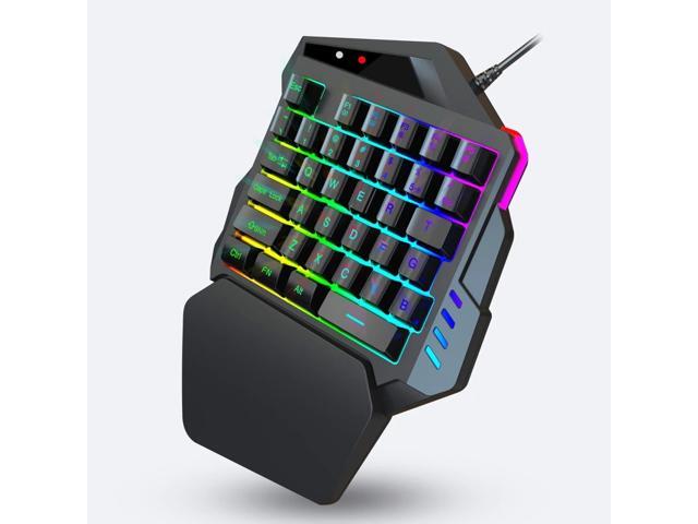 Click here for V500 35 Keys RGB Left Hand Gaming Keyboard Analog... prices