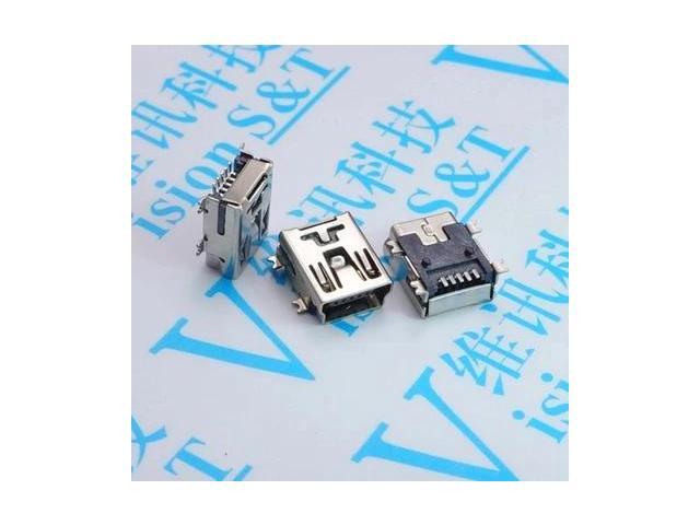 Click here for 10pcs Miini USB connector 5pin seat Jack Miini usb... prices