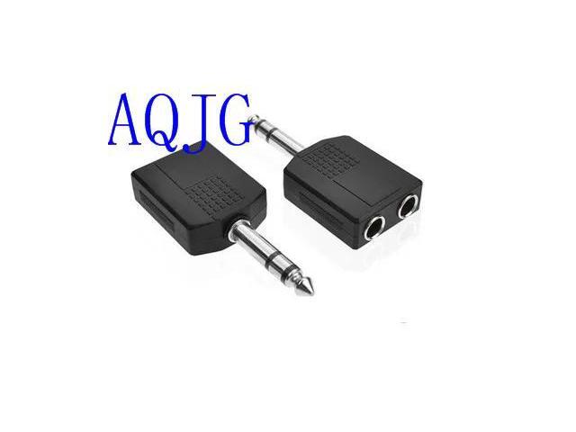 Click here for 5Pcs/Lot 6.35mm 1/4 Stereo Plug To 2 RCA Splitter... prices