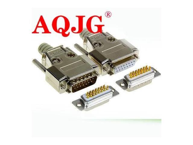 Click here for 2PCS Db15 metal shell /female / male shell/ double... prices