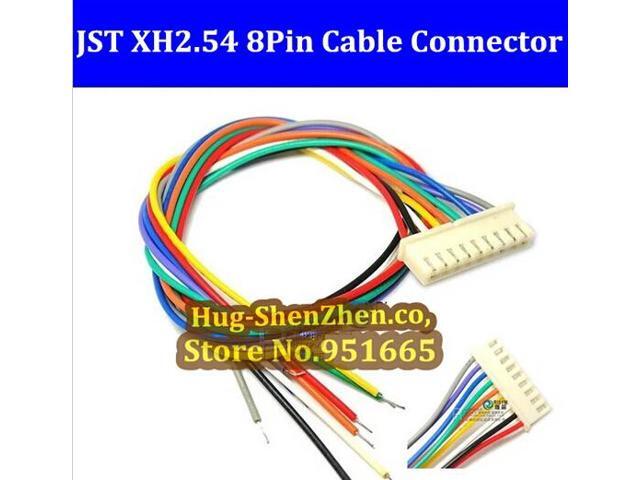 Click here for 30pcs JST XH2.54 24AWG 8pin 300cm electronic cable... prices