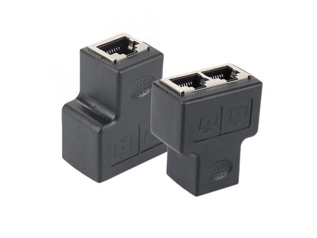 Click here for 2pcs 1 To 2 Way RJ45 Female Splitter LAN Ethernet... prices