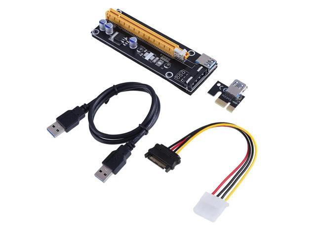 Click here for 60cm USB3.0 PCI-E Riser Card SATA 15Pin Male to 4P... prices