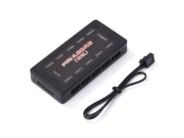 Click here for 1 to 10 Ports 12V 4Pin PWM Cooler Fan HUB SATA Pow... prices
