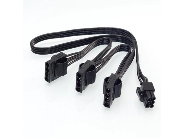 Click here for PCI-e 6Pin 1 to 3 IDE Female Power Supply Cable GP... prices