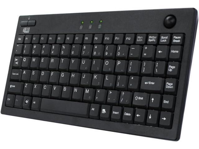 Click here for Adesso AKB-310UB - Mini Trackball USB Keyboard  Bl... prices