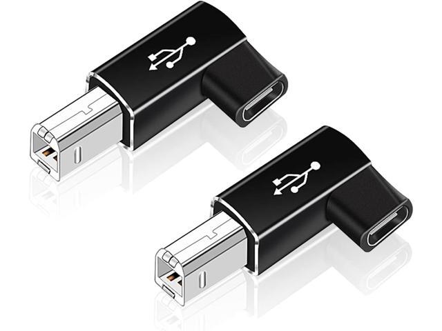Click here for 2 Pack Right Angle USB B to USB C Adapter  A 90 De... prices