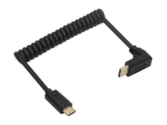 Click here for Qaoquda Coiled USB 3.1 Type C Cable  90 Degree Ang... prices
