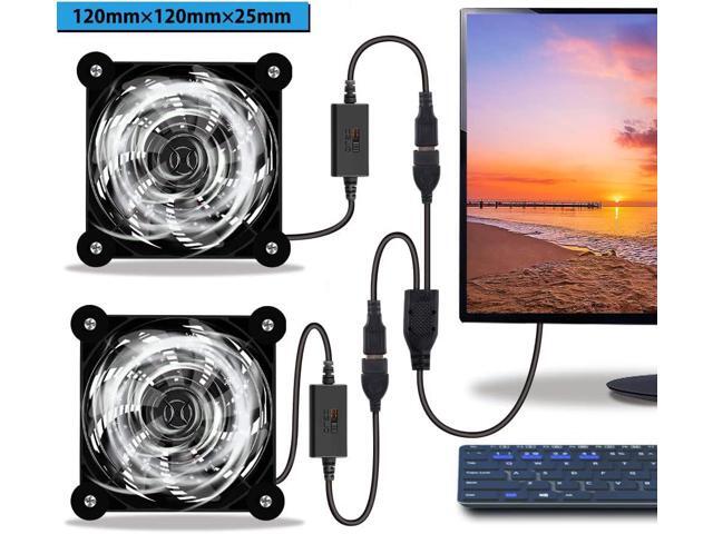 Click here for N 2Pack Quiet 120mm USB Fan Dual-Ball Bearings  US... prices