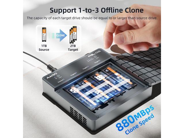 Click here for MAIWO 4 Bay M.2 NVMe SSD Enclosure with USB4 Port... prices