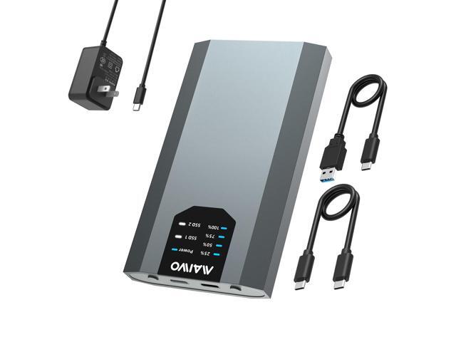 Click here for MAIWO Dual NVMe Clone SSD Enclosure  USB3.2 GEN2X2... prices