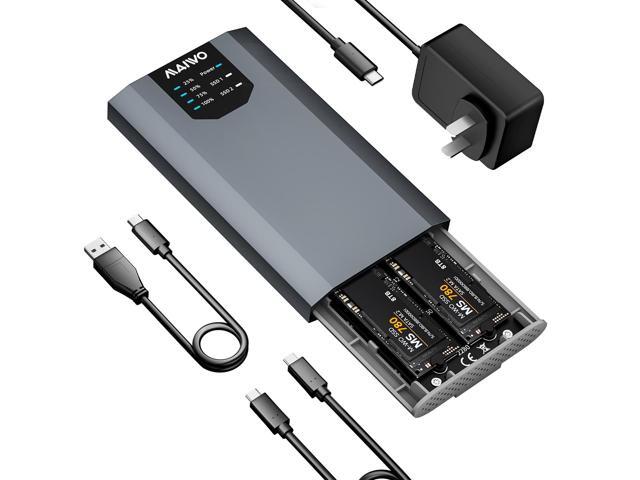 Click here for MAIWO Dual Bay M.2 SATA SSD Enclosure Cloner  USB3... prices