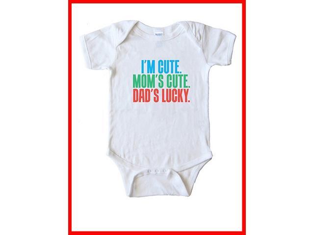Click here for New Funny Cotton Baby I am Cute Bodysuit Onesie On... prices