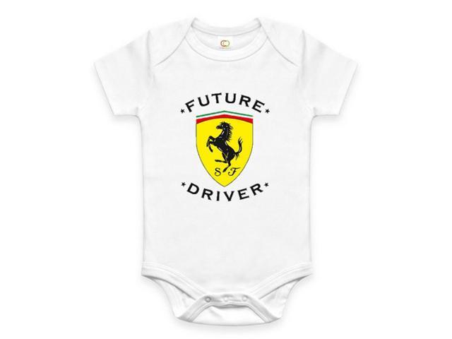 Click here for RARE NEW FUTURE FERRARI DRIVER BABY FUNNY BODYSUIT... prices