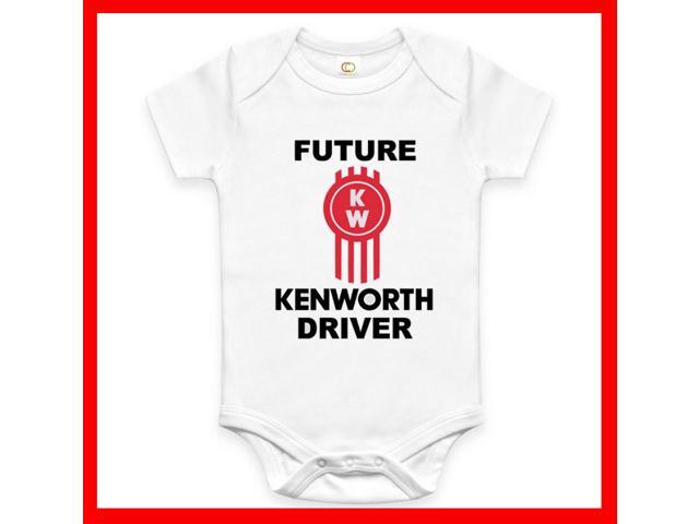 Click here for RARE NEW FUTURE KENWORTH DRIVER BABY FUNNY BODYSUI... prices