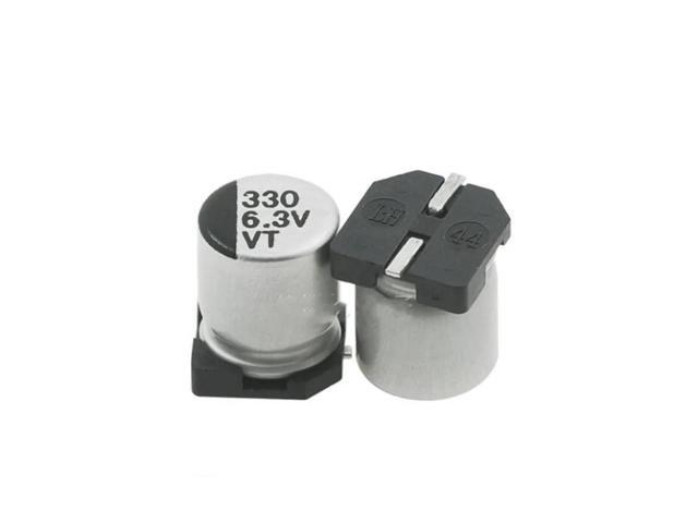 Click here for 20PCS SMD Aluminum Electrolytic Capacitor 6.3V330U... prices
