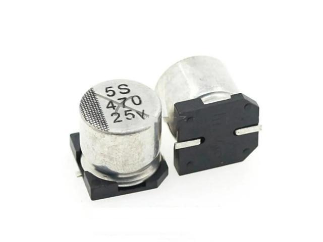 Click here for 10PCS SMD Aluminum Electrolytic Capacitor 25V470UF... prices